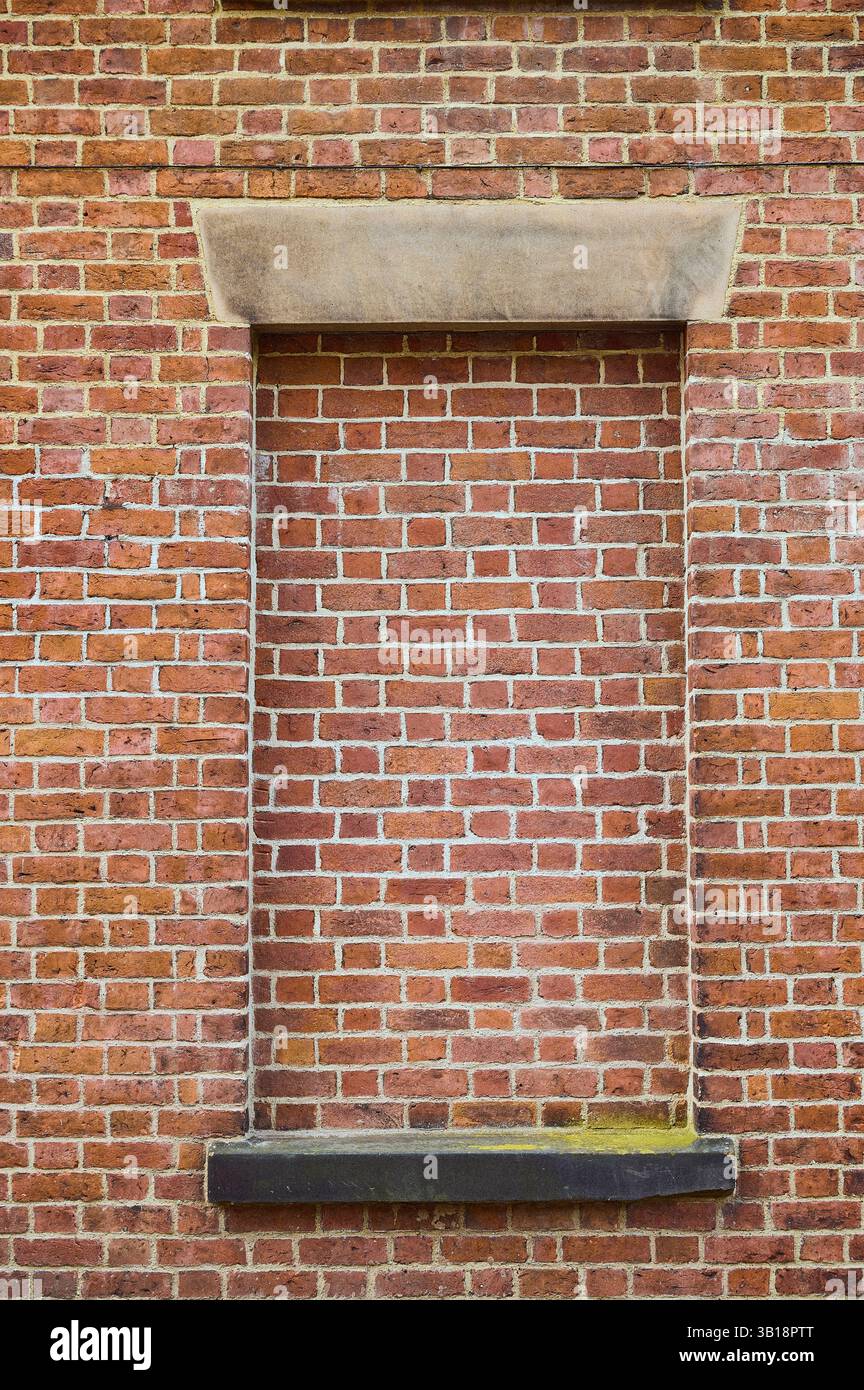 Bricked up window of house,UK Stock Photo - Alamy