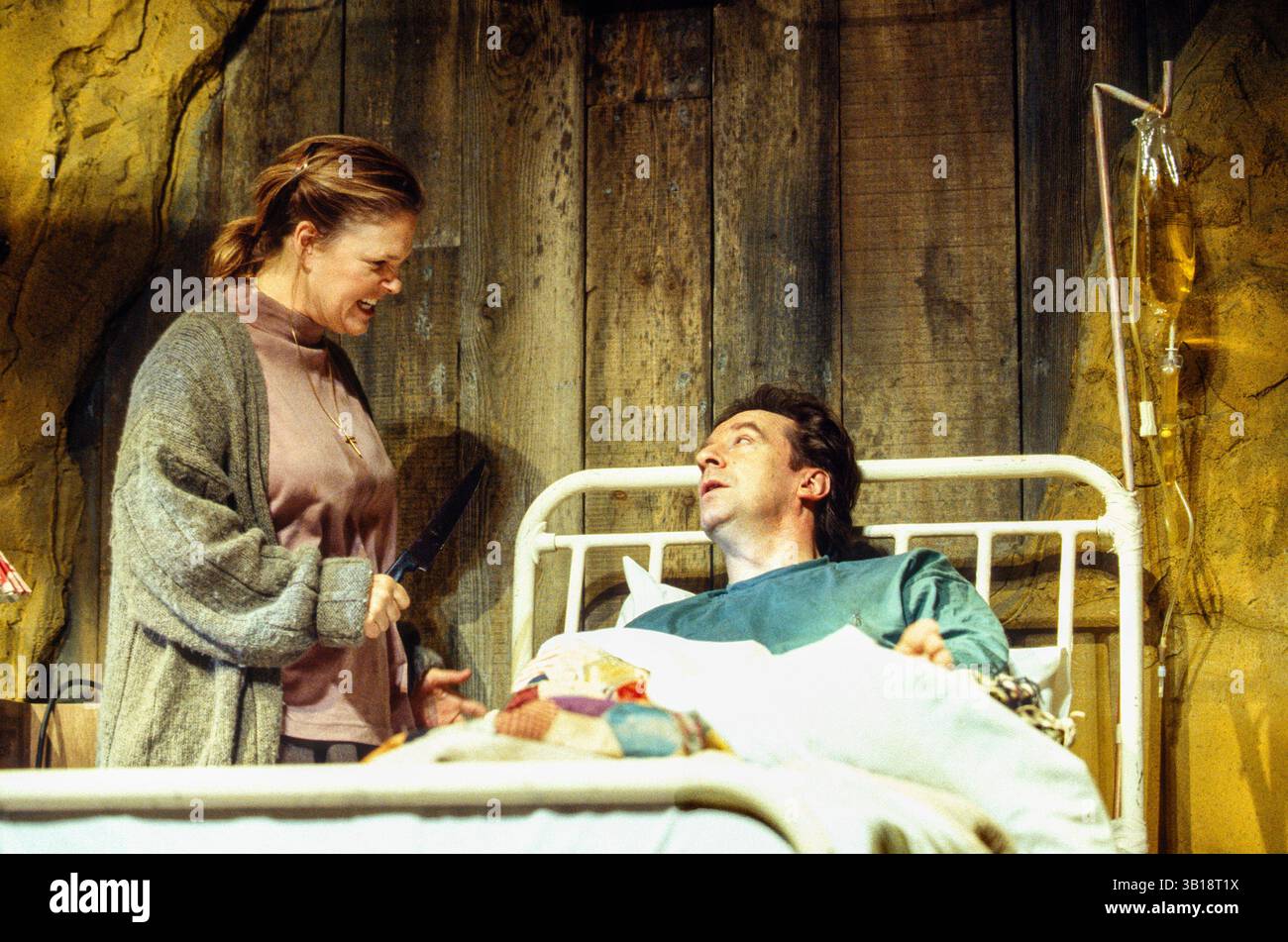 Sharon Gless (Annie Wilkes), Bill Paterson (Paul Sheldon) in MISERY by Simon Moore at the ...