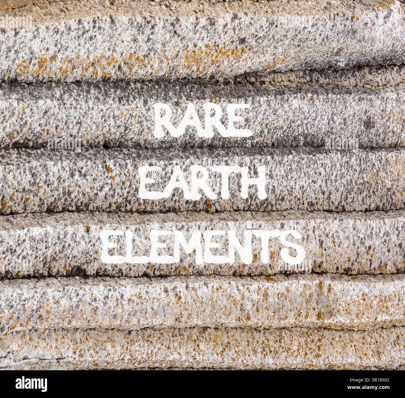 Rare earth elements symbol. Concept words Rare earth elements on ...