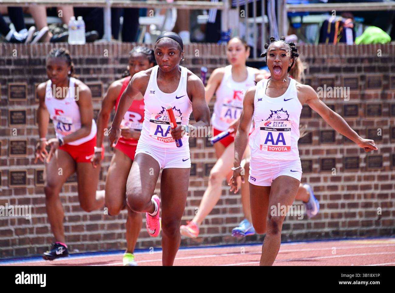 Philadelphia, Pennsylvania, USA. 25th Apr, 2025. LONDON TUCKER of TCU ...