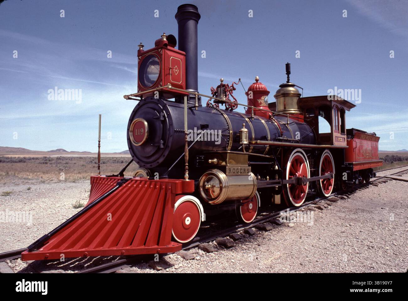 The Promontory Summit in Utah was the site of the Golden Spike ceremony ...