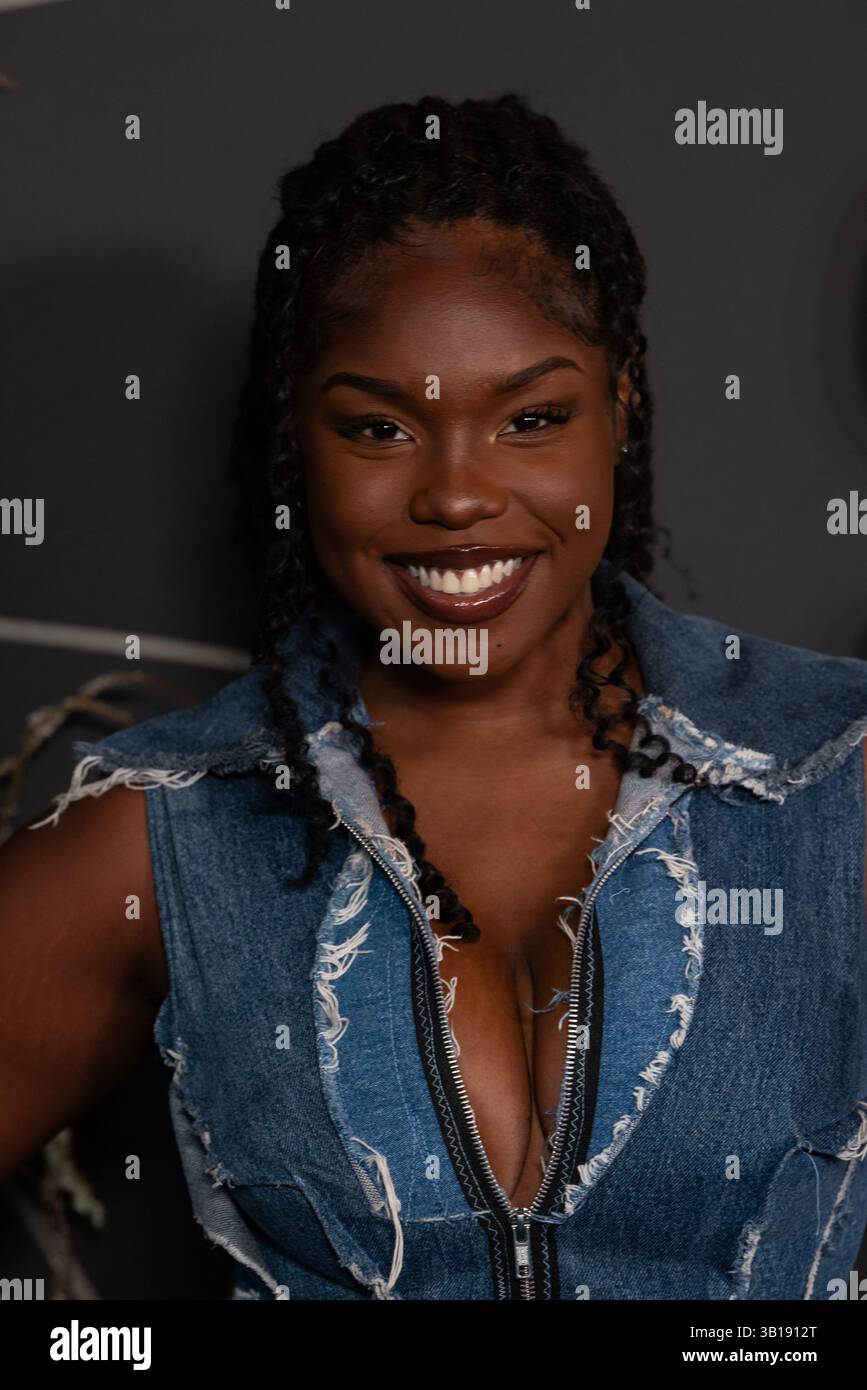 Nandi Nfrka attends Netflix's "The Four Seasons" premiere at Directors Guild Of America on April ...