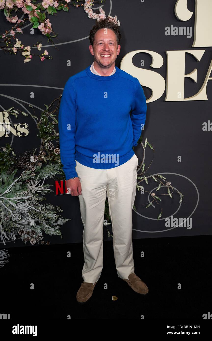 Evan Berger attends Netflix's "The Four Seasons" premiere at Directors ...