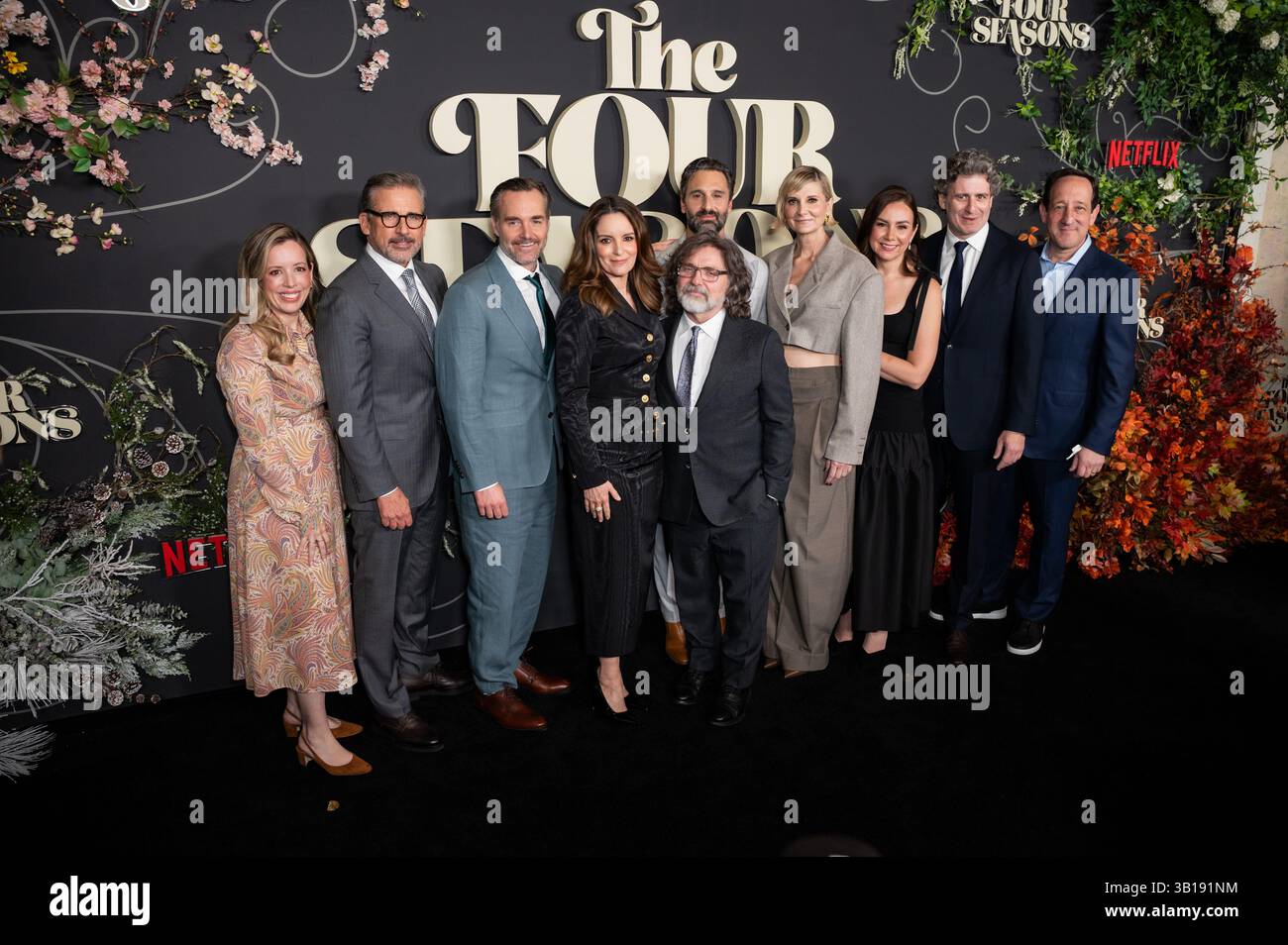 Los Angeles, USA. 25th Apr, 2025. Lang Fisher, Steve Carell, Will Forte ...