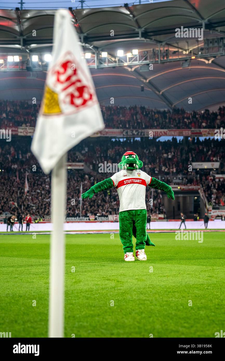 Stuttgart, Deutschland. 25th Apr, 2025. Impressionen vor dem Spiel ...