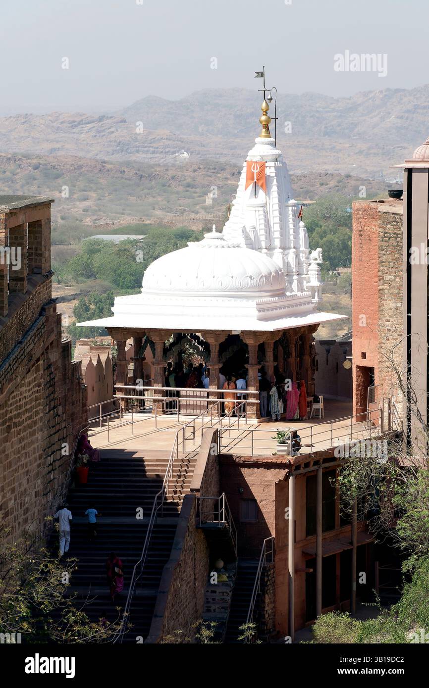 Chamunda Devi Temple, Mehrangarh Fort, Jodhpur, Rajasthan, India, Asia ...