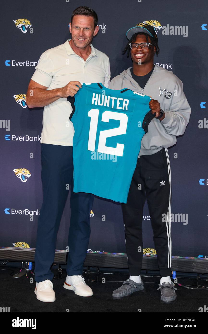 Two-way player Travis Hunter, the Jacksonville Jaguars first round ...