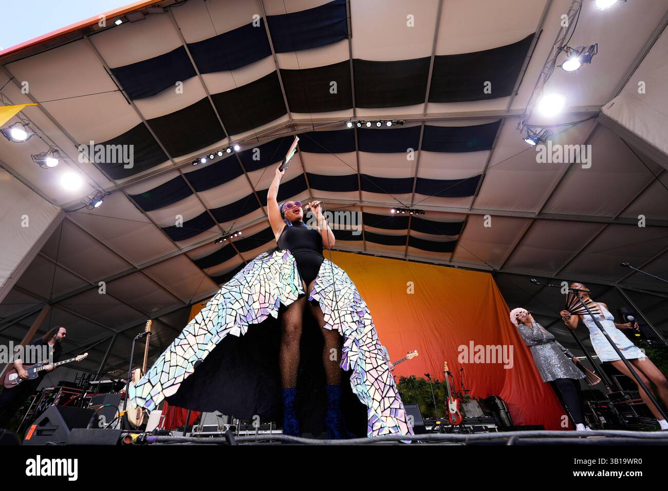A.J. Haynes, lead singer for The Seratones, performs with the band at ...