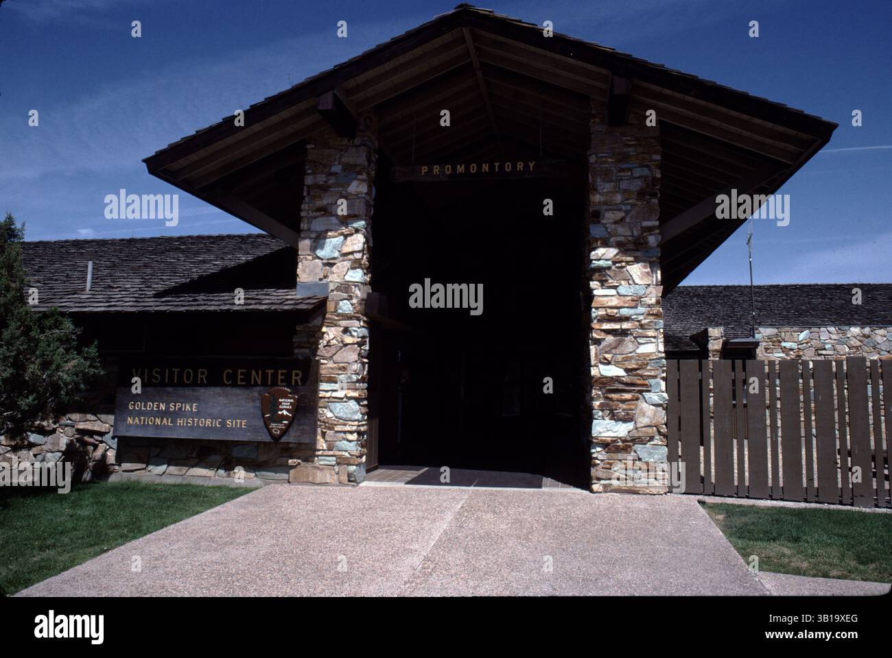 The Promontory Summit in Utah was the site of the Golden Spike ceremony ...