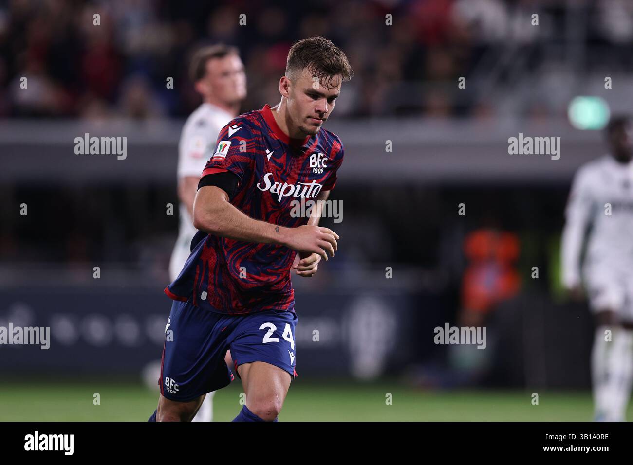 Thijs Dallinga (Bologna) ; celebrates after scoring his teamÕs second ...