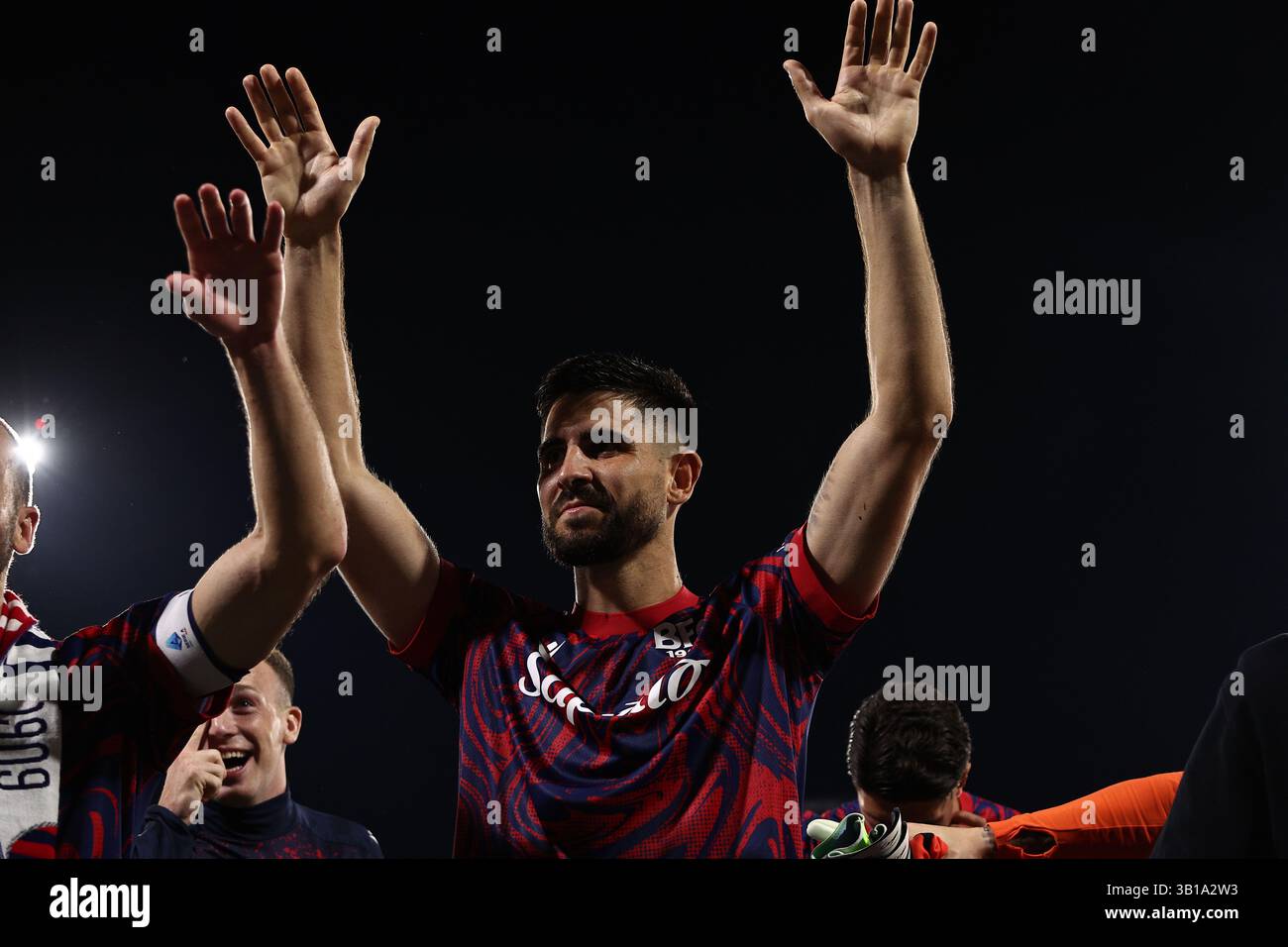 Martin Erlic (Bologna) ; during the Italy Cup match between Bologna 2-1 ...