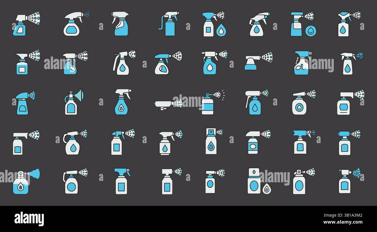 Industrial spray equipment symbols hi-res stock photography and images ...