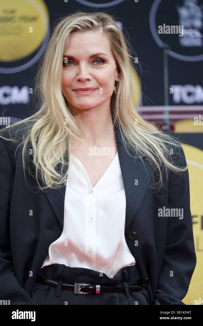 April 25, 2025, Los Angeles, California, USA: Michelle Pfeiffer at a ...
