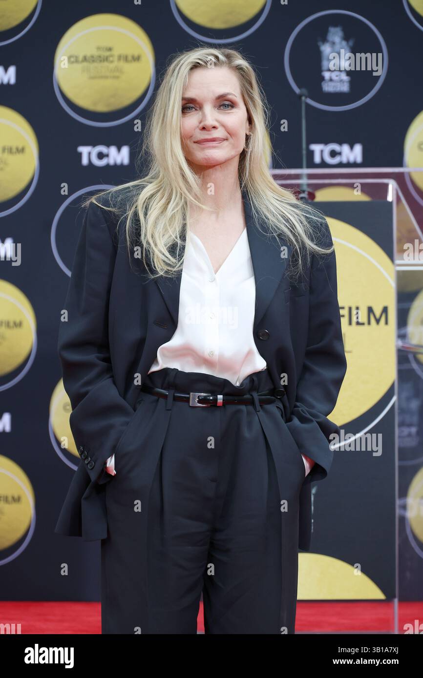 April 25, 2025, Los Angeles, California, USA: Michelle Pfeiffer at a ...