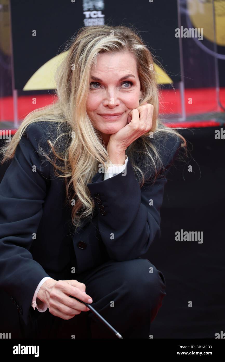 April 25, 2025, Los Angeles, California, USA: Michelle Pfeiffer at a ...