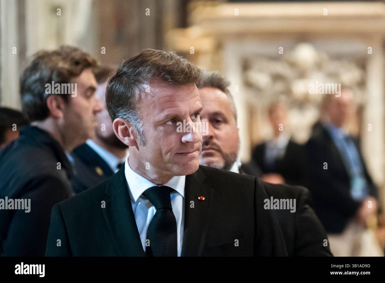 Rome, Vatican, Rome, Italy. 25th Apr, 2025. French President Emannuel ...