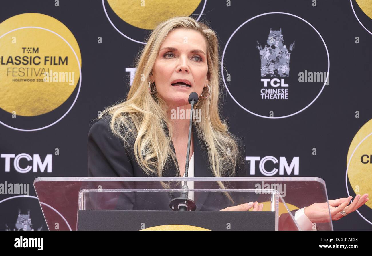 Los Angeles, California, USA. 25th Apr, 2025. Michelle Pfeiffer At TCM ...