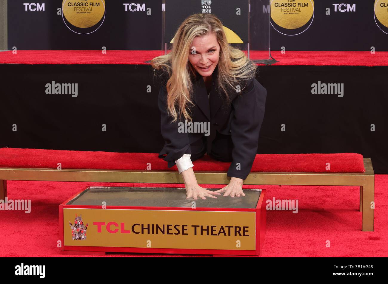 Los Angeles, California, USA. 25th Apr, 2025. Michelle Pfeiffer At TCM ...