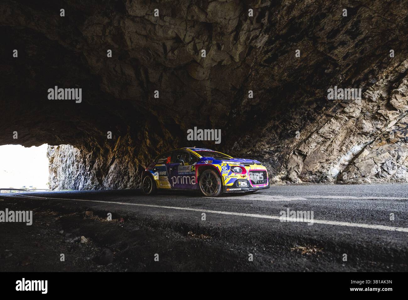 54 Rachele SOMASCHINI, Nicola ARENA, Citroen C3 Rally2, action during ...