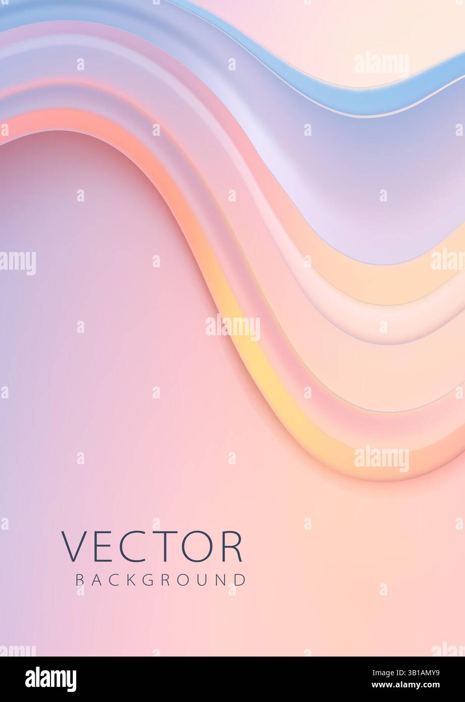 This is a Soft Pastel Wave Vector Background ideal for use in Modern ...