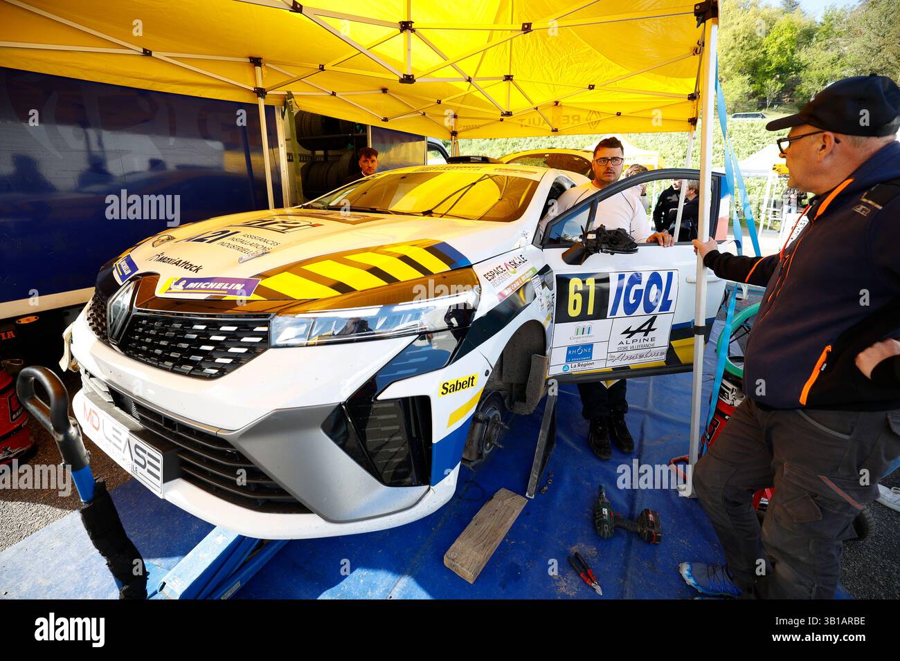 SABATIER Julien, MASSON Brandon, Renault Clio Rally5, portrait during ...
