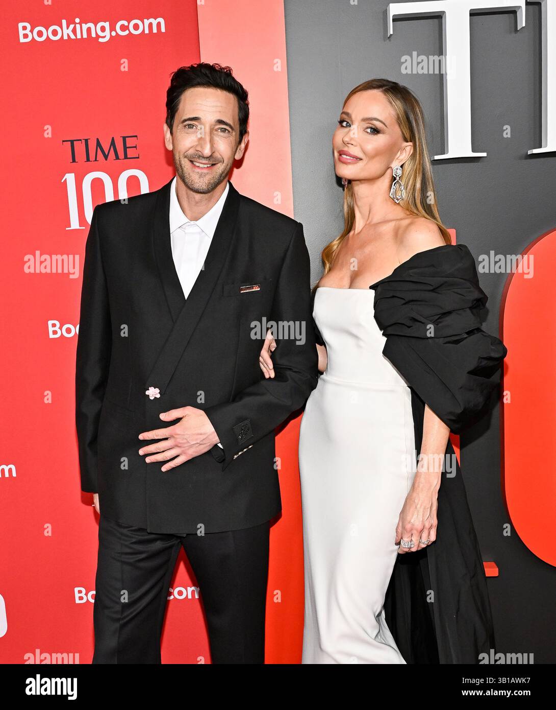 Honoree Adrien Brody, left, and Georgina Chapman attend the Time100 ...