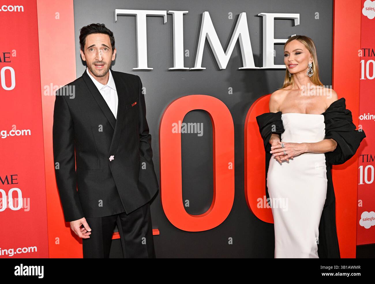 Honoree Adrien Brody, left, and Georgina Chapman attend the Time100 ...