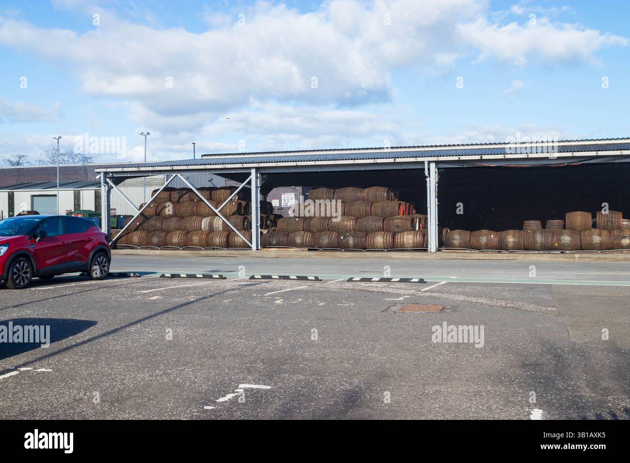 The North British Distillery, Entrance to Muirhall Bonded Warehouses ...