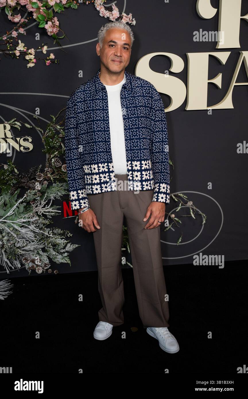 Oz Rodriguez attends Netflix's "The Four Seasons" premiere at Directors ...