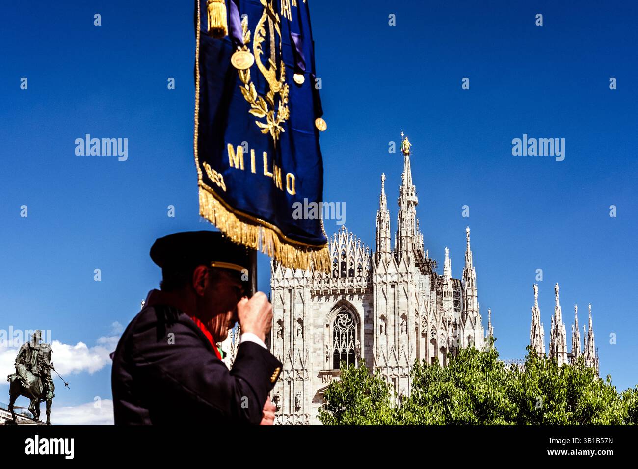Italy, Milan, April 25, 2025. Celebration of Italian Liberation Day ...