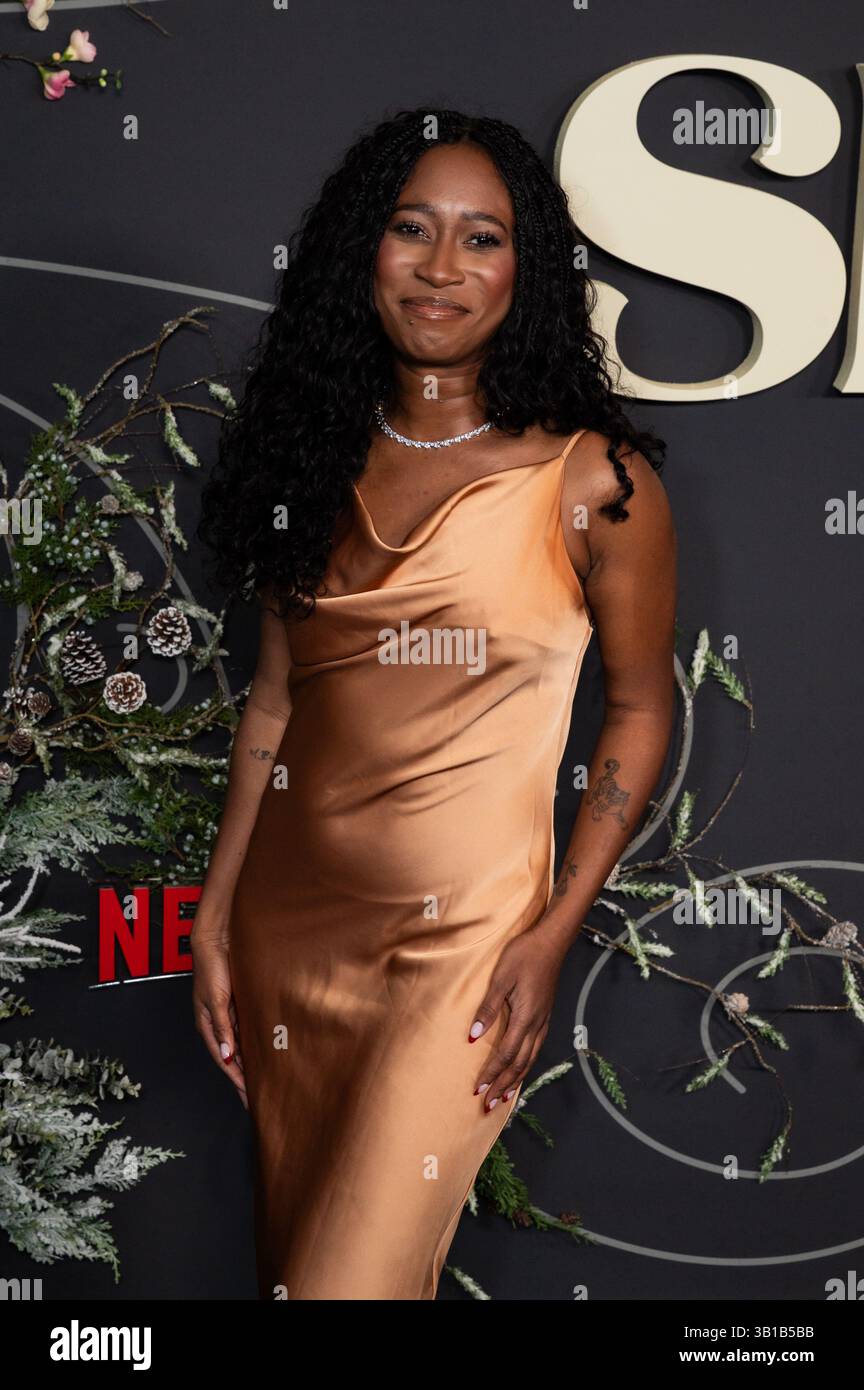 Los Angeles, USA. 25th Apr, 2025. Yasmine Sahid attends Netflix's "The ...