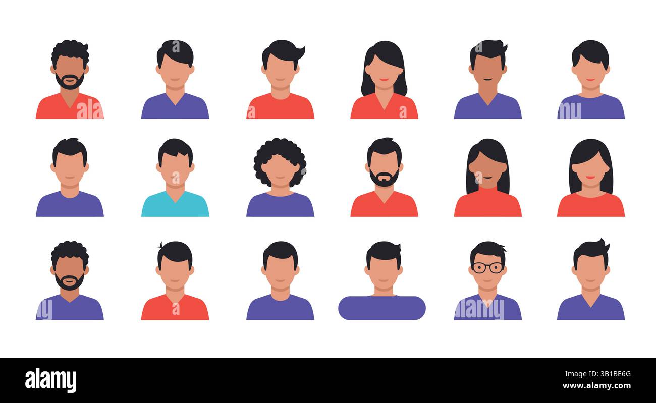 Personalized avatar icons hi-res stock photography and images - Alamy