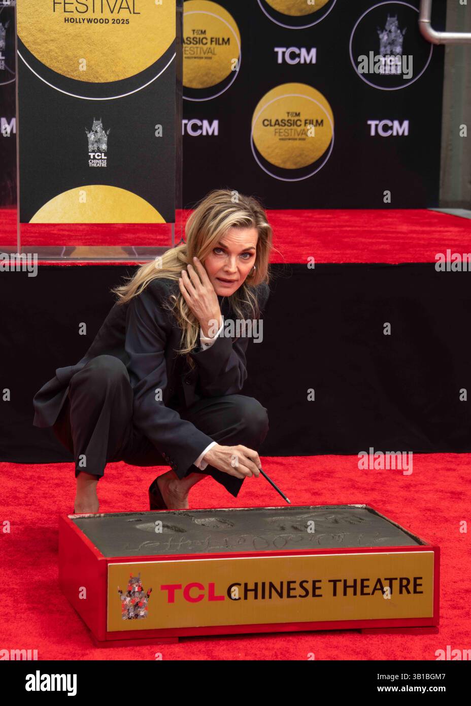 April 25, 2025, Los Angeles, California, USA: MICHELLE PFEIFFER poses ...