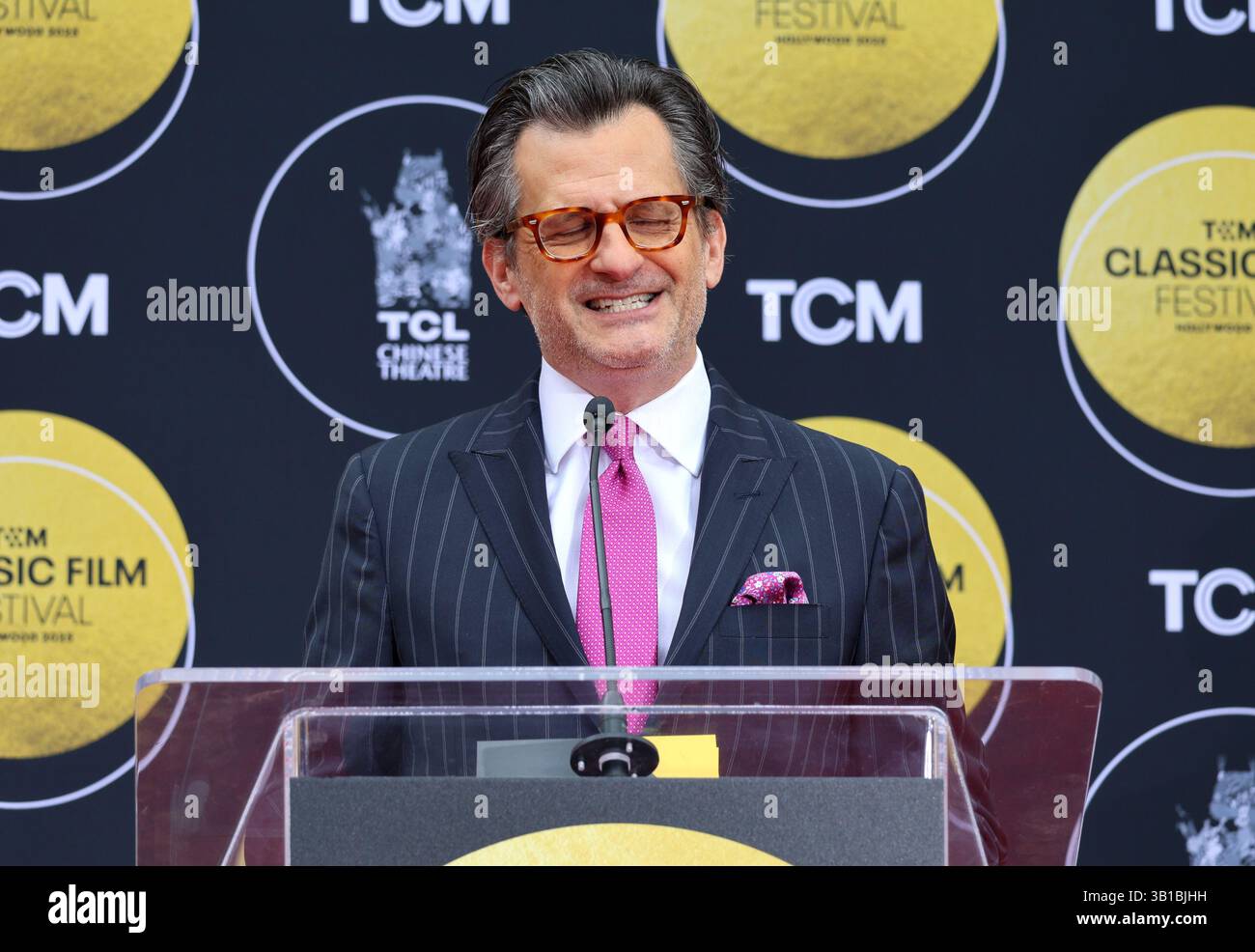 Ben Mankiewicz at TCM Hosts Handprint And Footprint Ceremony Honoring ...