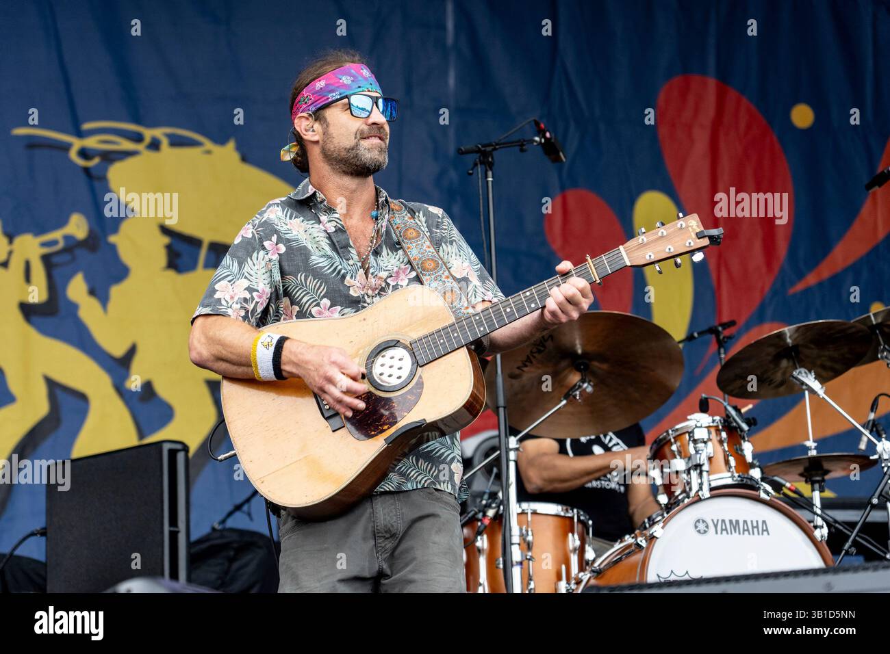 Aaron Wilkinson of The Honey Island Swamp Band performs during the ...