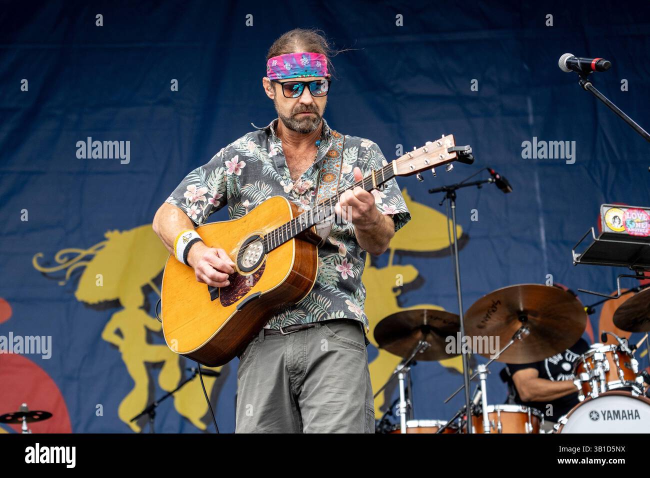 Aaron Wilkinson of The Honey Island Swamp Band performs during the ...