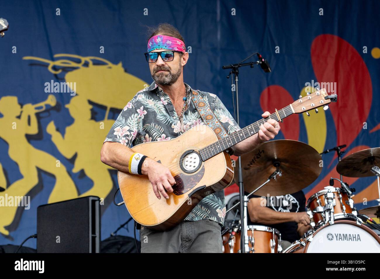 Aaron Wilkinson of The Honey Island Swamp Band performs during the ...