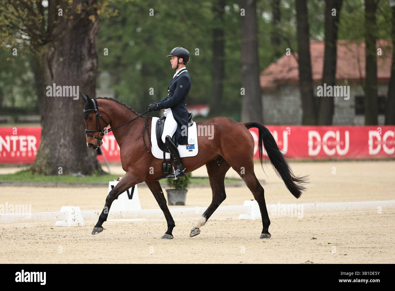 Kevin Mcnab of Australia with Wilfred Lancer during the CCI3*-L ...