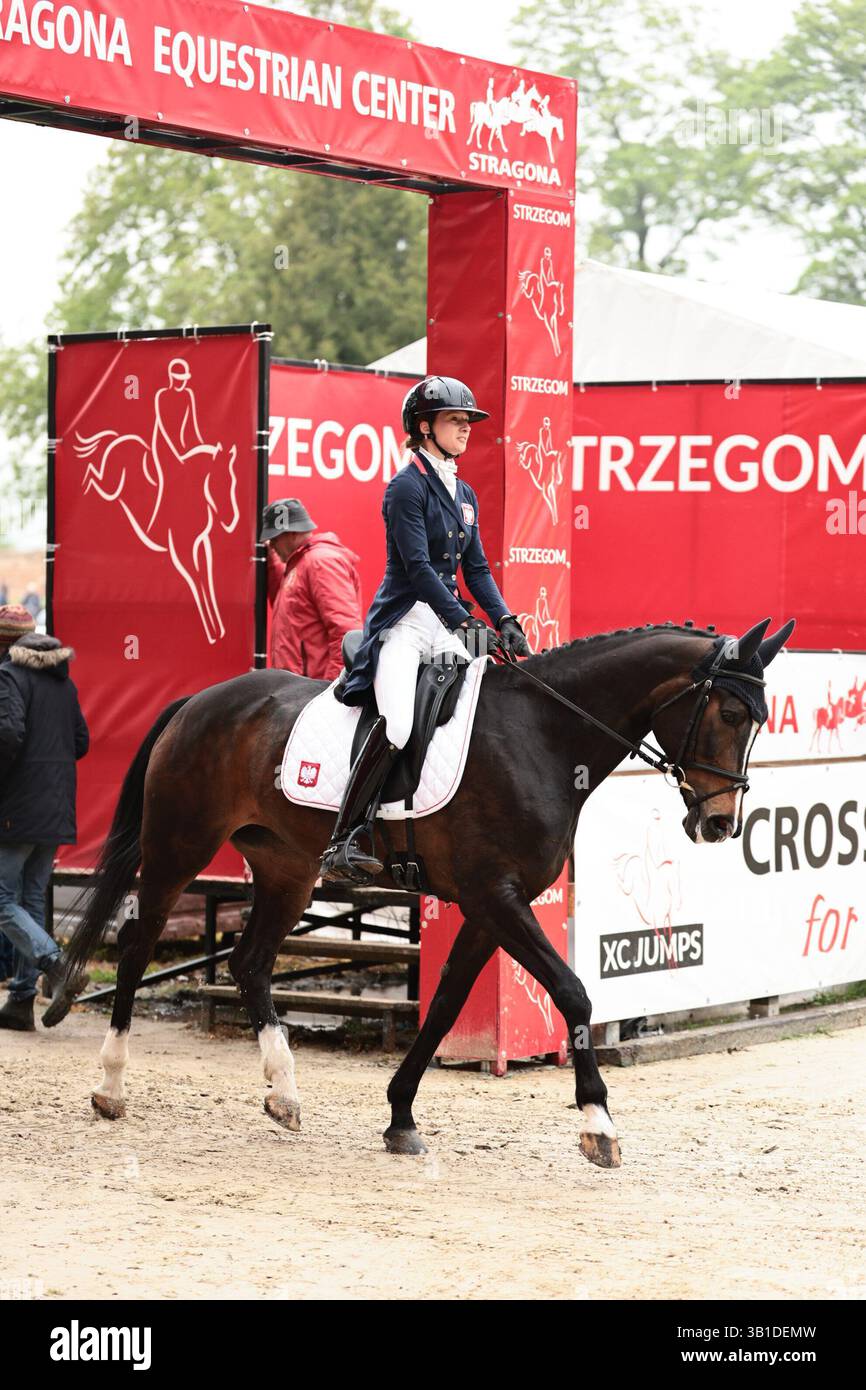 Joanna Pawlak of Poland with Fantastic Frieda during the CCI4*-S ...