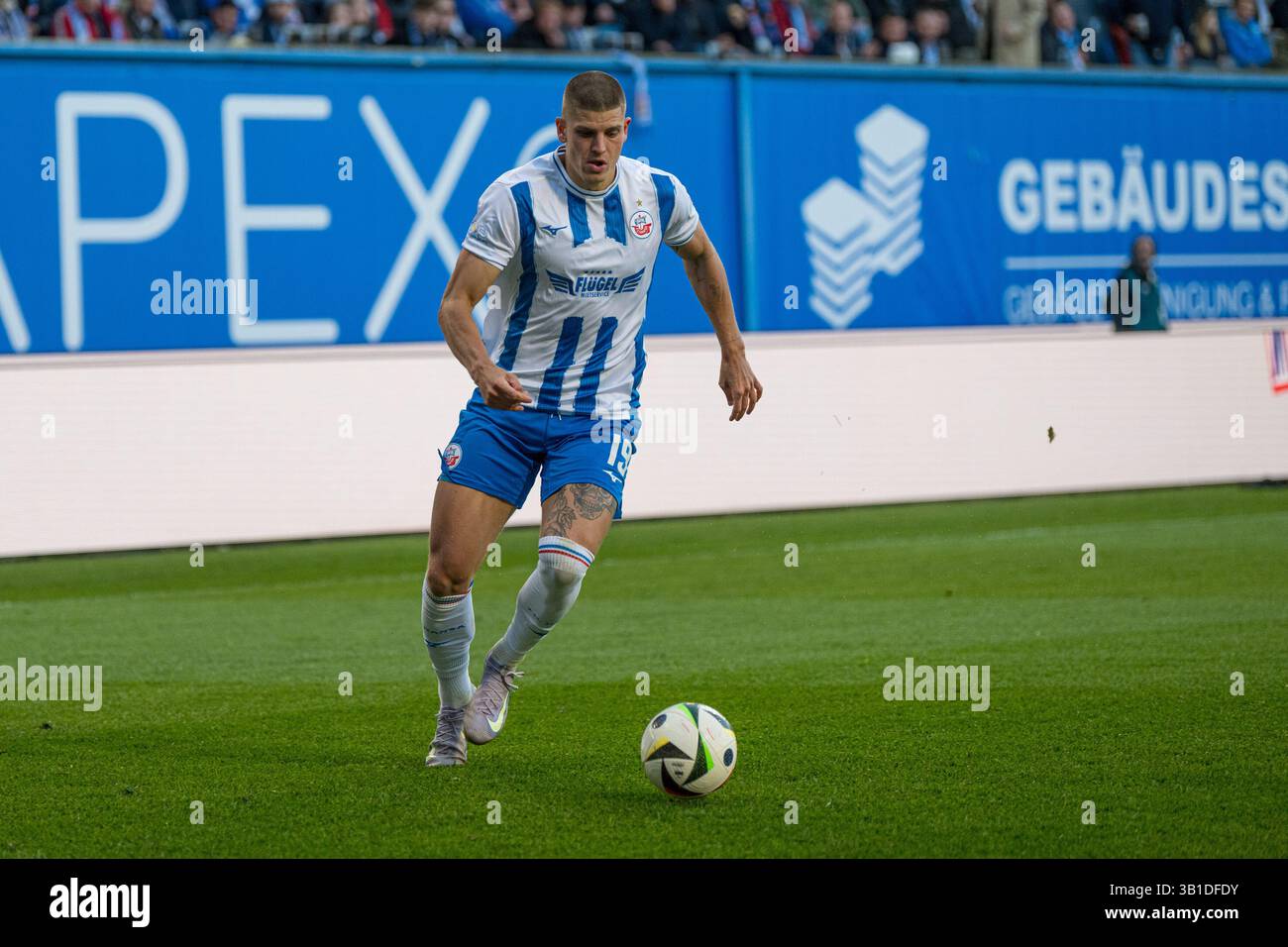 Rostock, Deutschland 25. April 2025: 3. Liga - 2024/2025 - FC Hansa ...
