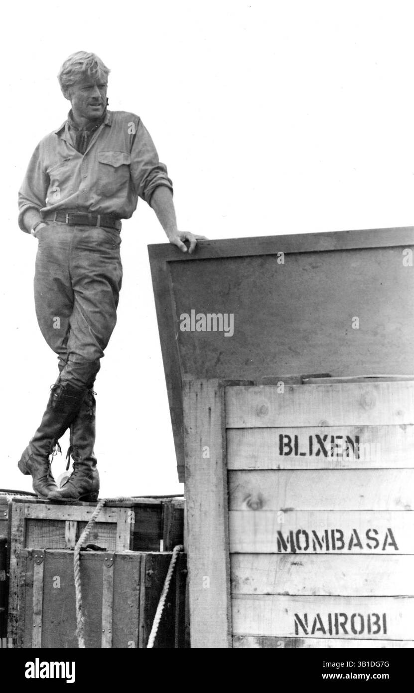 Out of Africa 1985 - ROBERT REDFORD (Denys) stars in the film, based on the 1937 autobiography ...