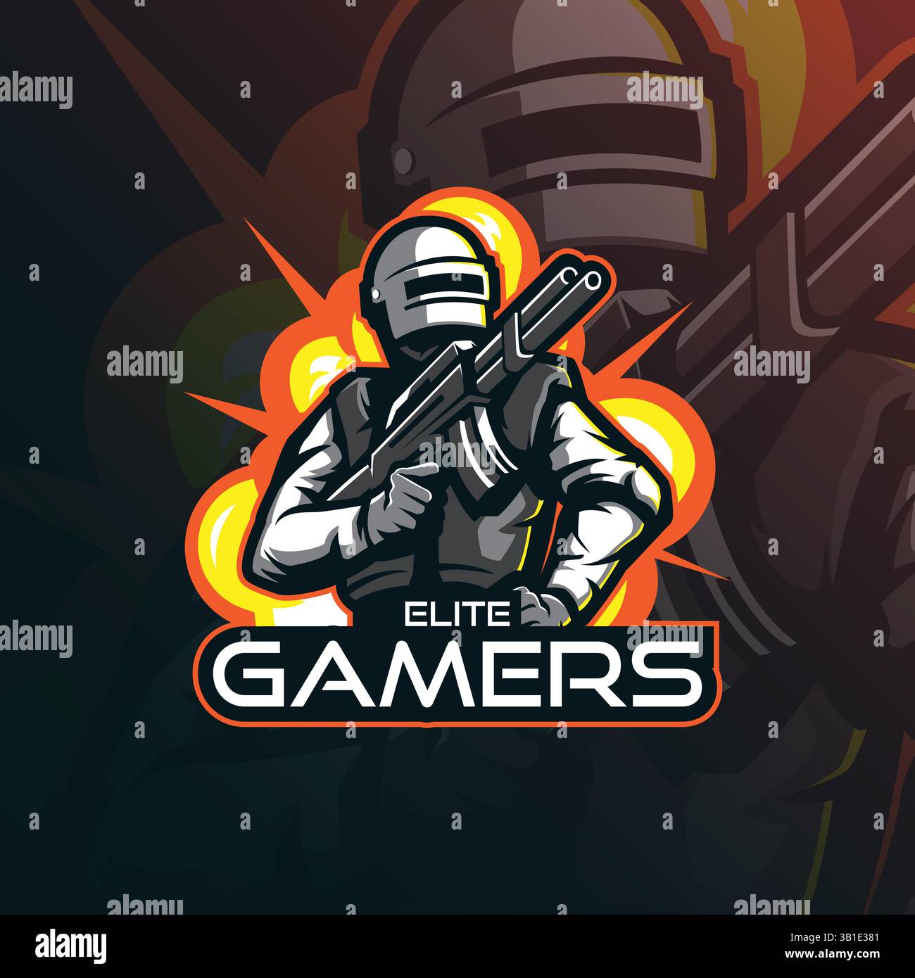 gamer mascot logo design vector with modern illustration concept style ...