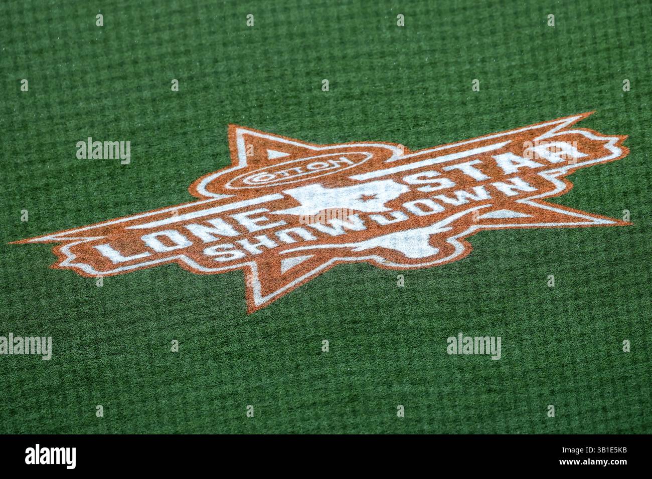 AUSTIN, TX - APRIL 25: The Cotton Lone Star Showdown logo is displayed ...