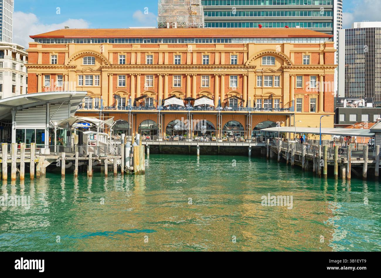 Auckland Ferry Terminal building, Auckland, North Island, New Zealand ...