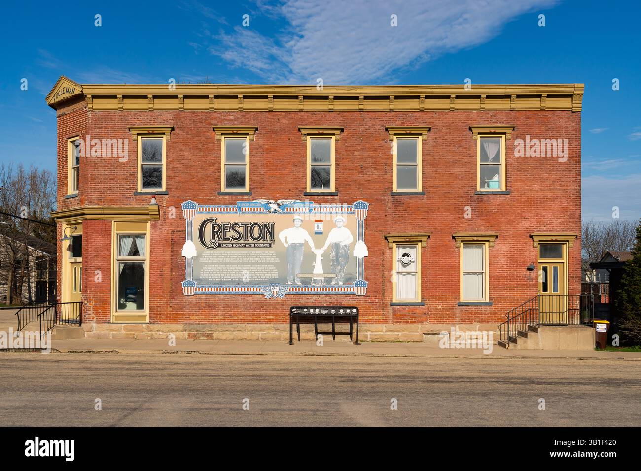 Creston, Illinois - United States - April 24th, 2025: Exterior of ...