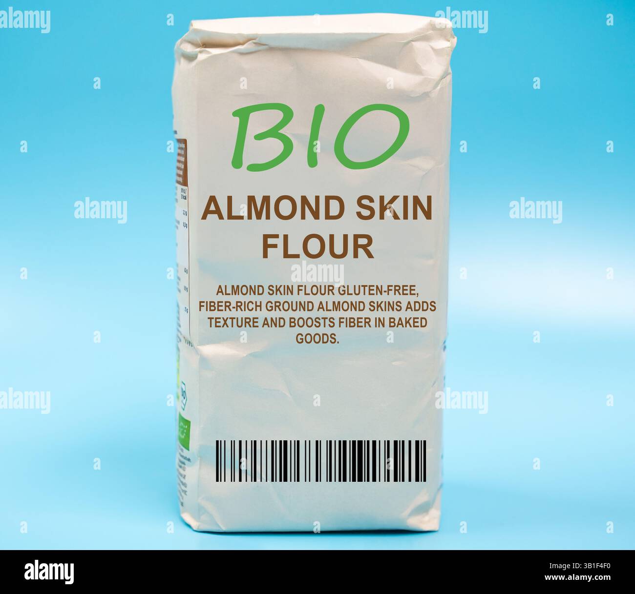 Almond skin flour. Gluten-free, fibre-rich Ground almond skins. Adds ...