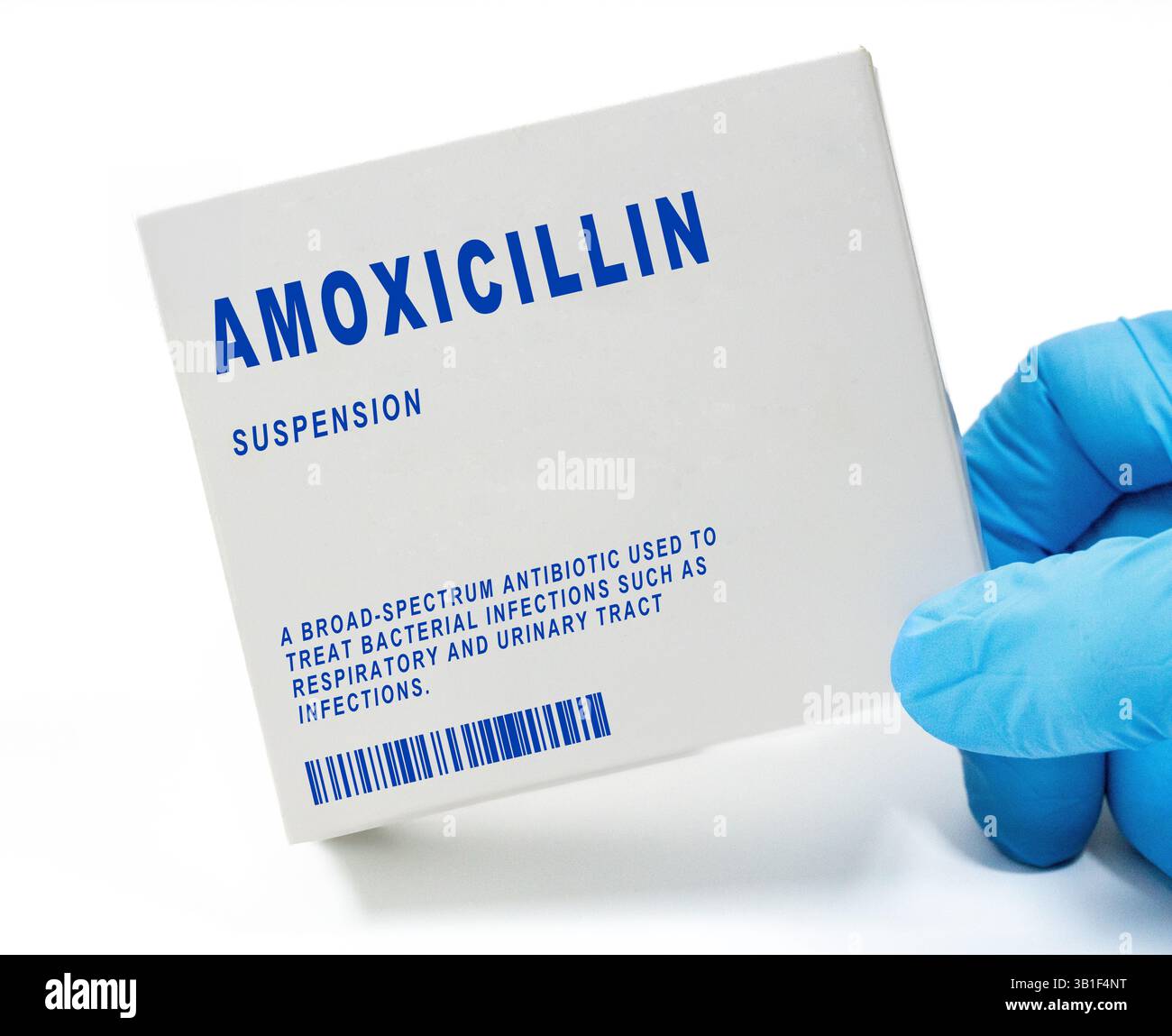 Amoxicillin suspension. A broad-spectrum antibiotic used to treat ...
