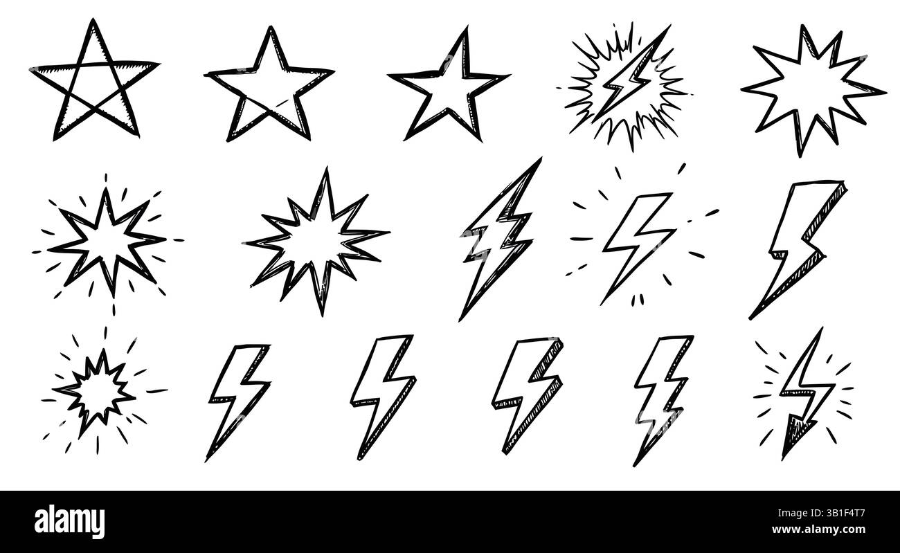 Celestial electric symbols hi-res stock photography and images - Alamy