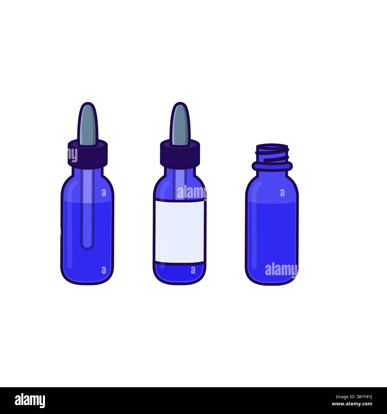 Serum bottle dropper cosmetic Cut Out Stock Images & Pictures - Alamy