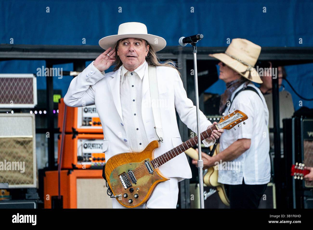 Robin Zander of Cheap Trick performs during the first weekend of the ...